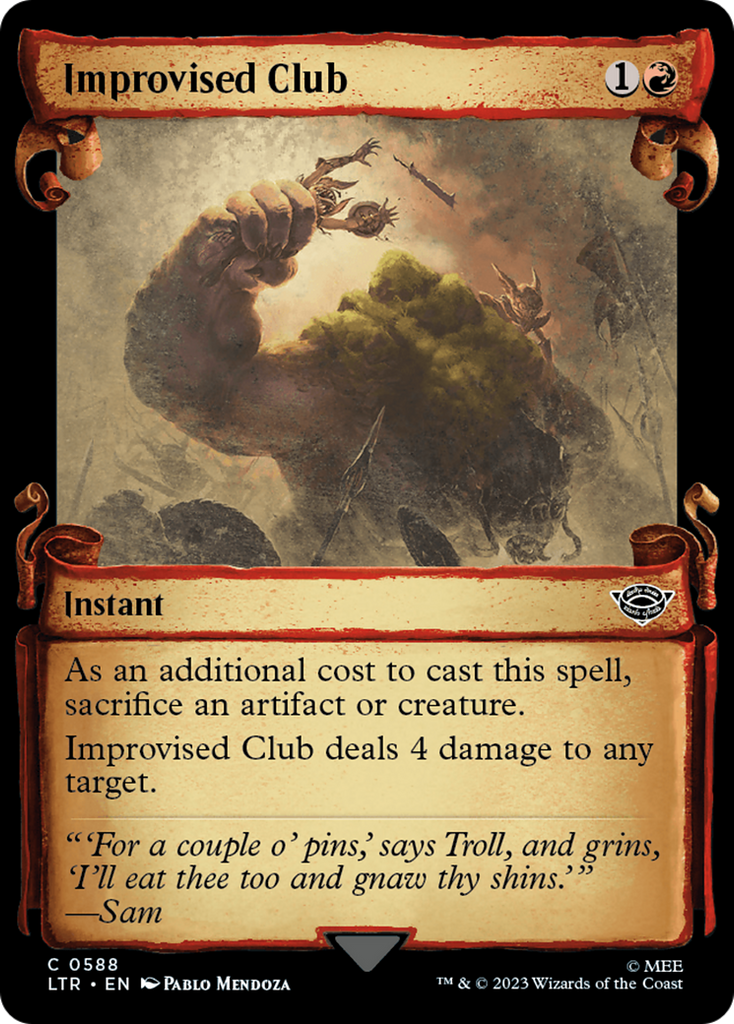 Improvised Club [The Lord of the Rings: Tales of Middle-Earth Showcase